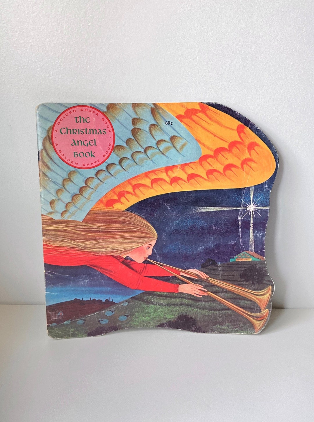 1965 Vintage A Golden Shape Book "the Christmas Angel Book" by William ...