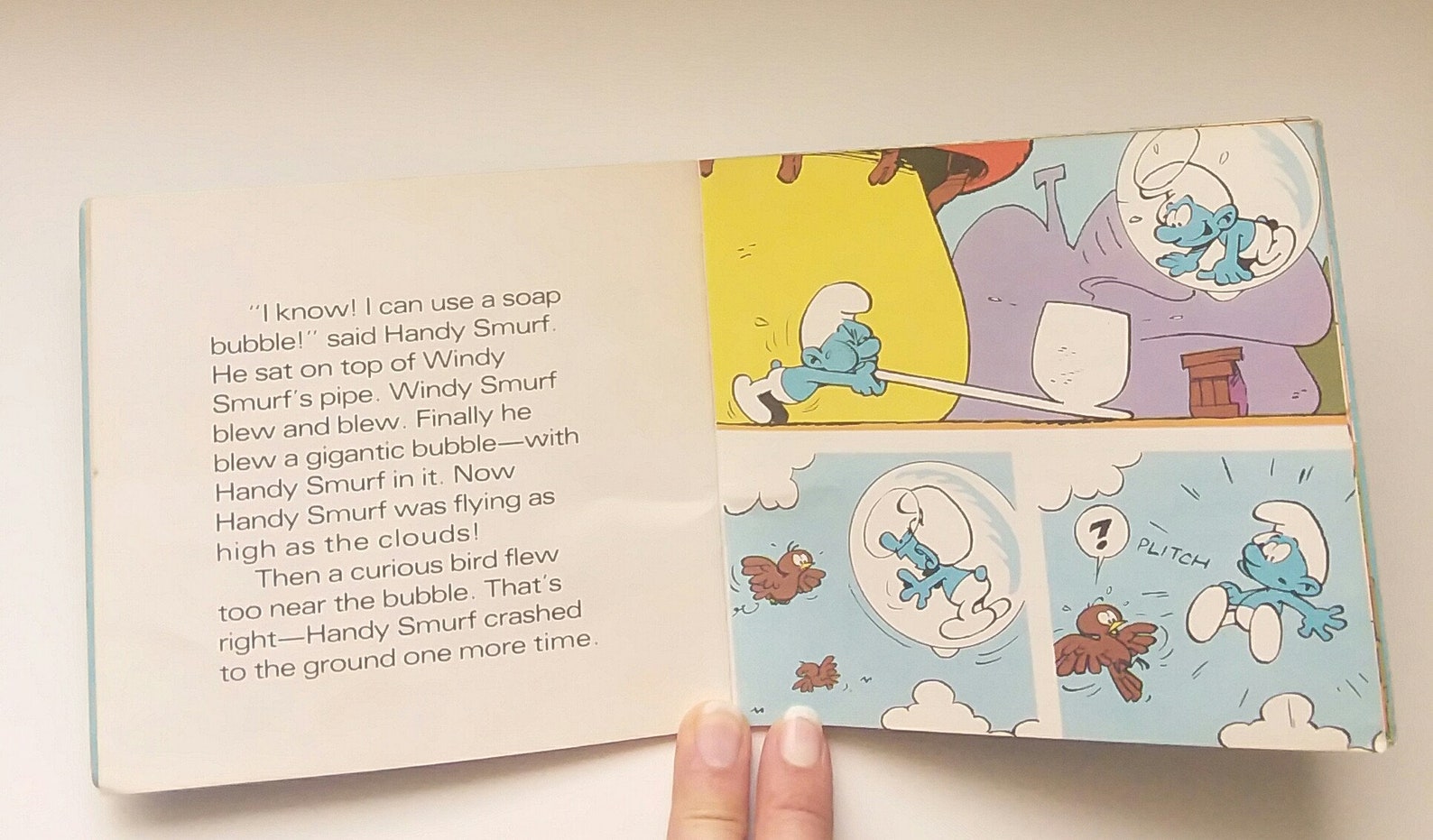 1981 Vintage Smurf Mini-storybooks: A Smurf in the Air by Peyo ...