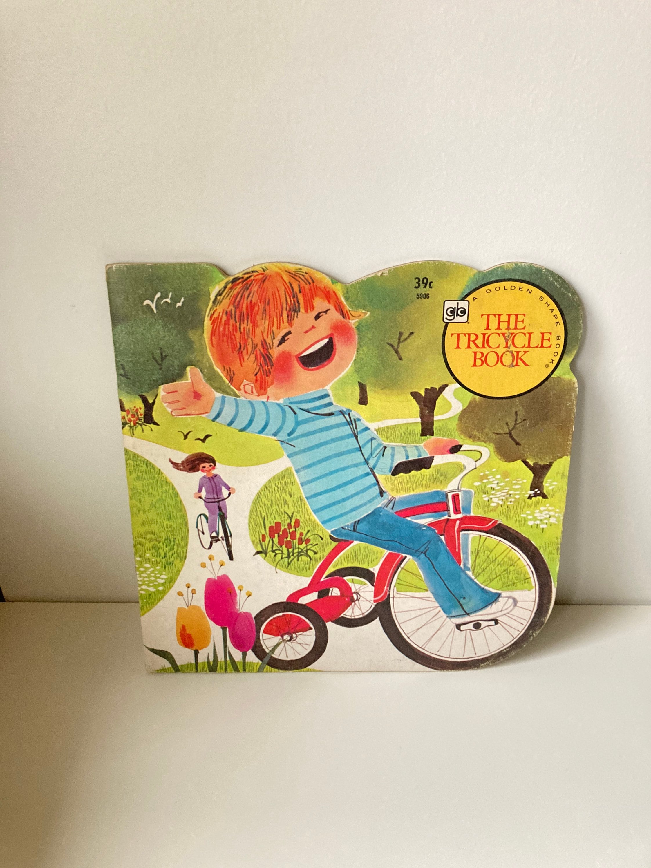 1976 Vintage A Golden Shape Book "the Tricycle Book" by Mariellen ...