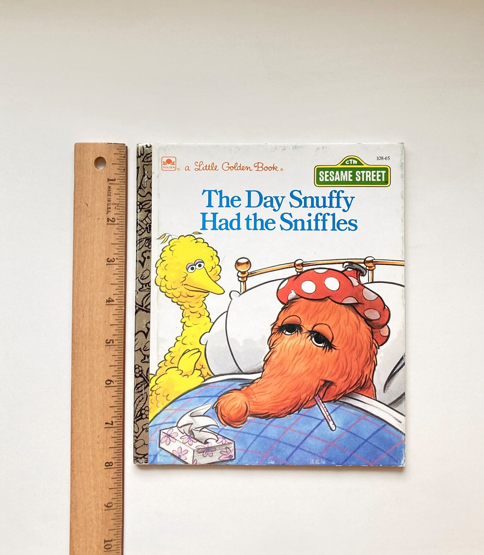 1991 Vintage Sesame Street "the Day Snuffy Had the Sniffles" A Little ...