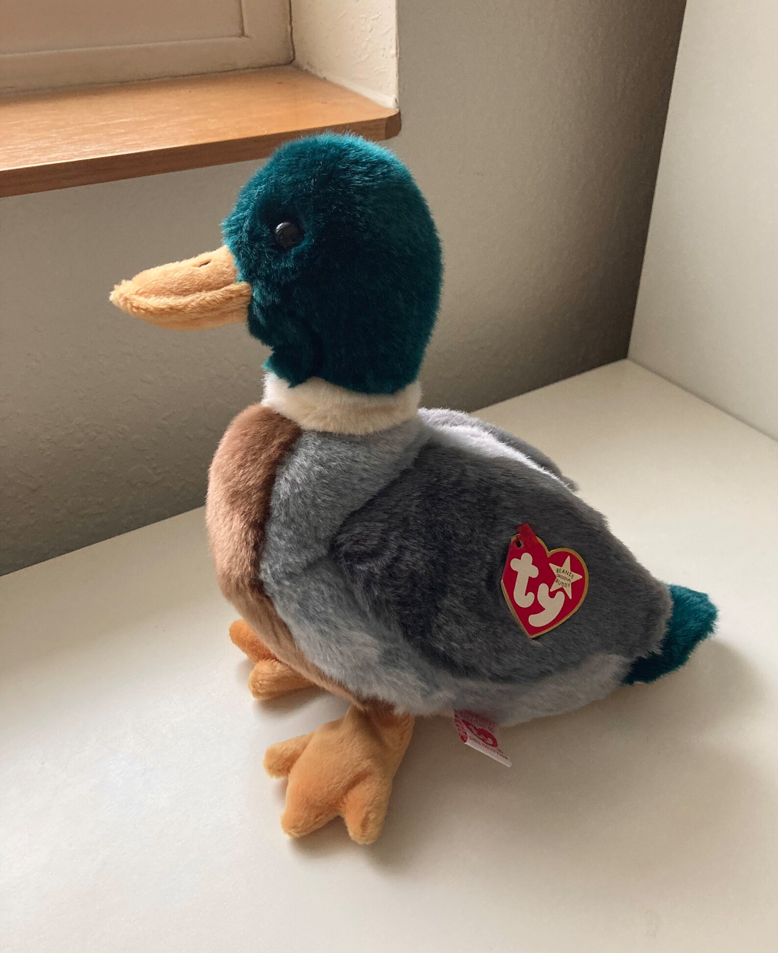 1998 Ty Beanie Baby "jake" the Mallard Duck Plush ~ Collectible - Etsy