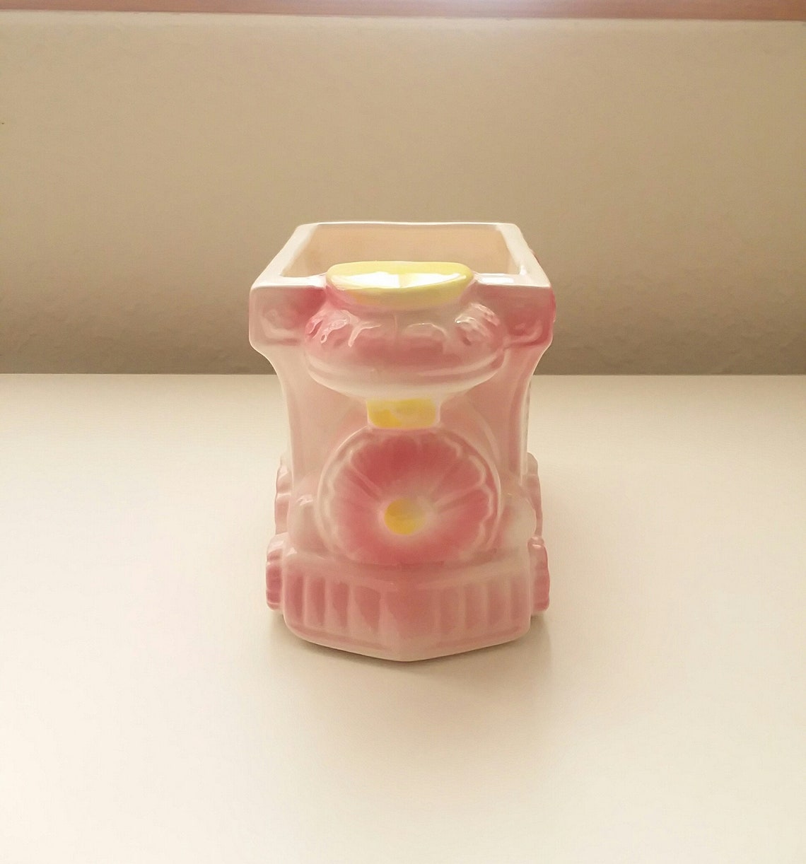 Vintage Rubens Baby Train Figurine/vase ~ Nursery Decor ~ Collectible ...