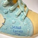 1999 Precious Moments "jesus Loves Me" Blue Bootie Shoe Bank ...
