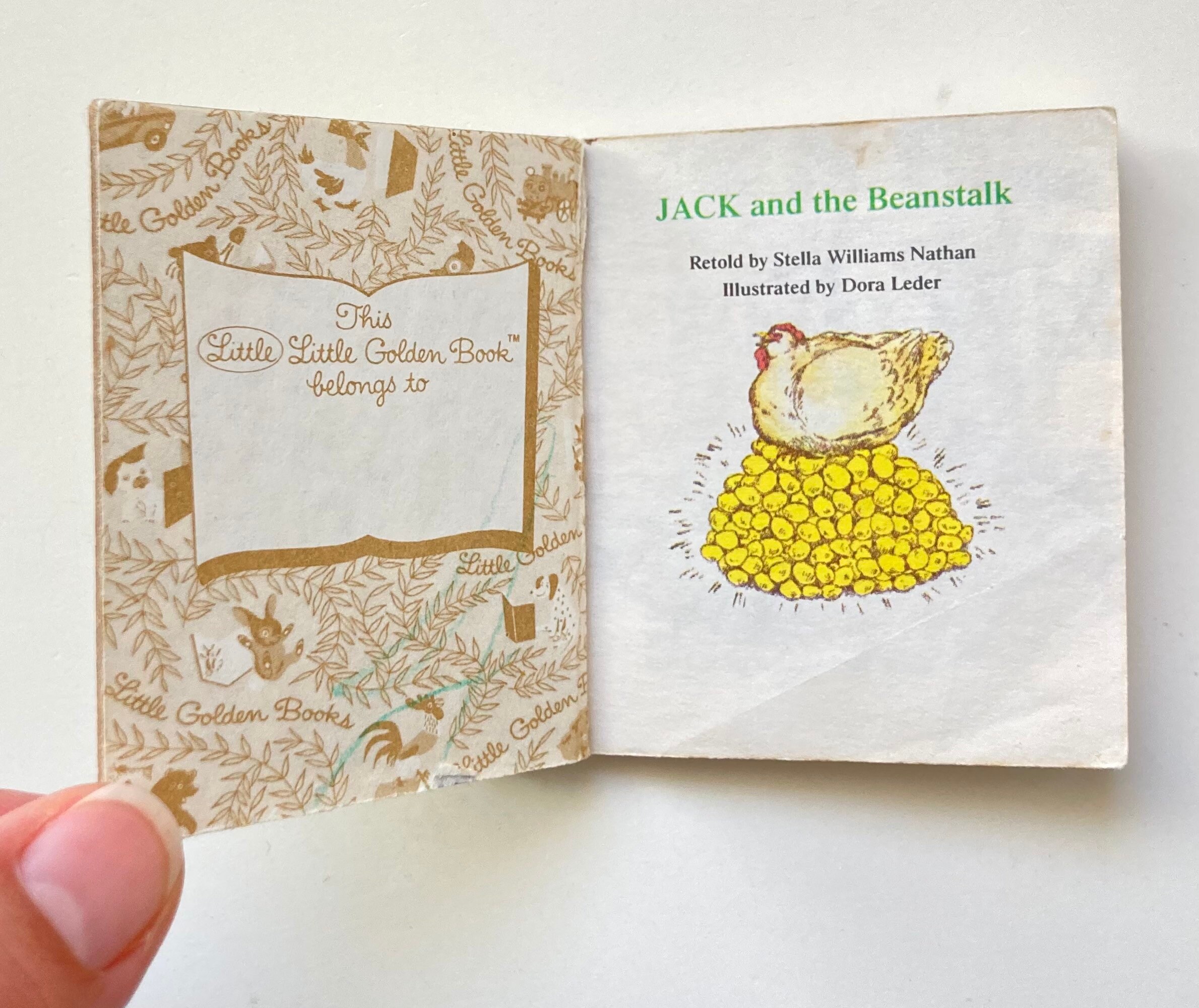 Vintage Pocket Miniature A Little Little Golden Book Jack and - Etsy