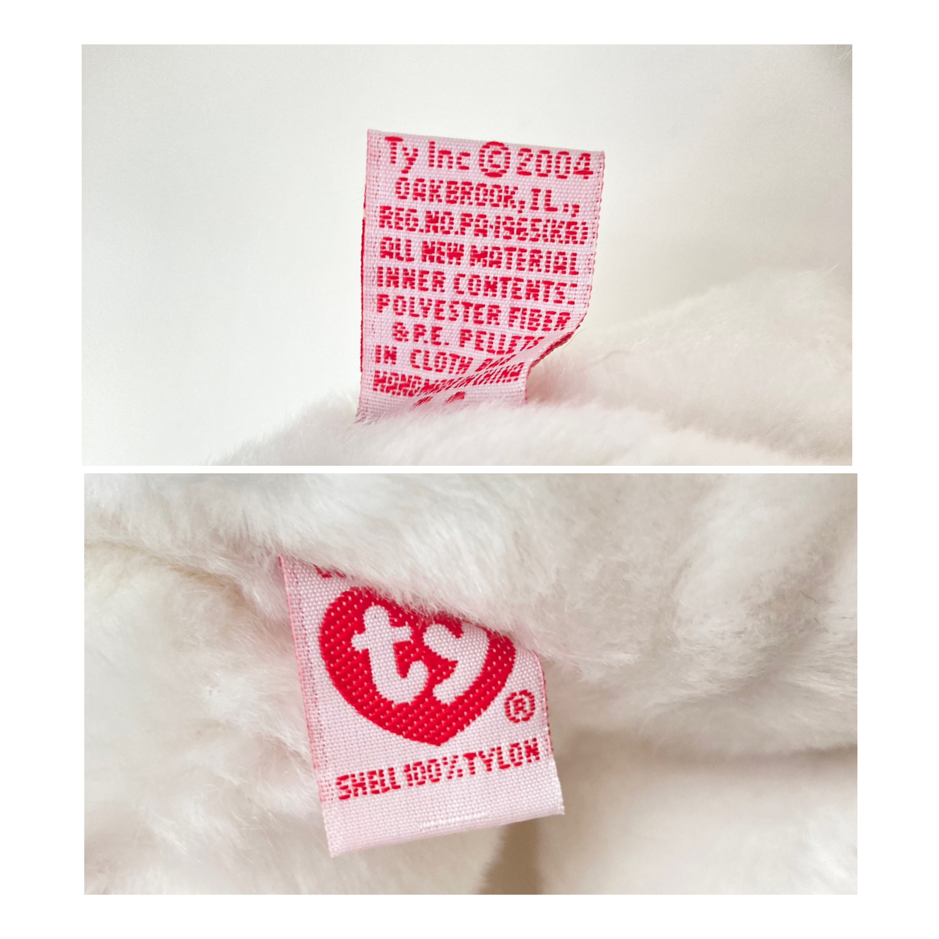 Vintage Ty Beanie Baby "sam" the White Bear Plush ~ Collectible - Etsy