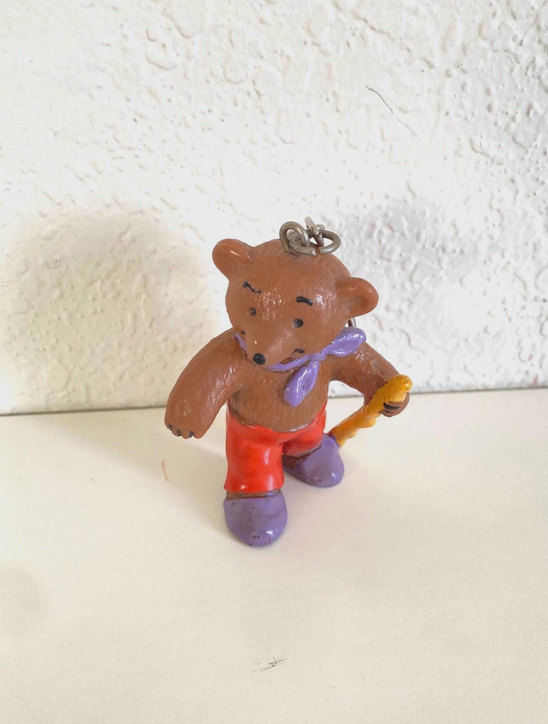 1983 Vintage Bully Ida Bohatta "papa Bear" Plastic Keychain ...