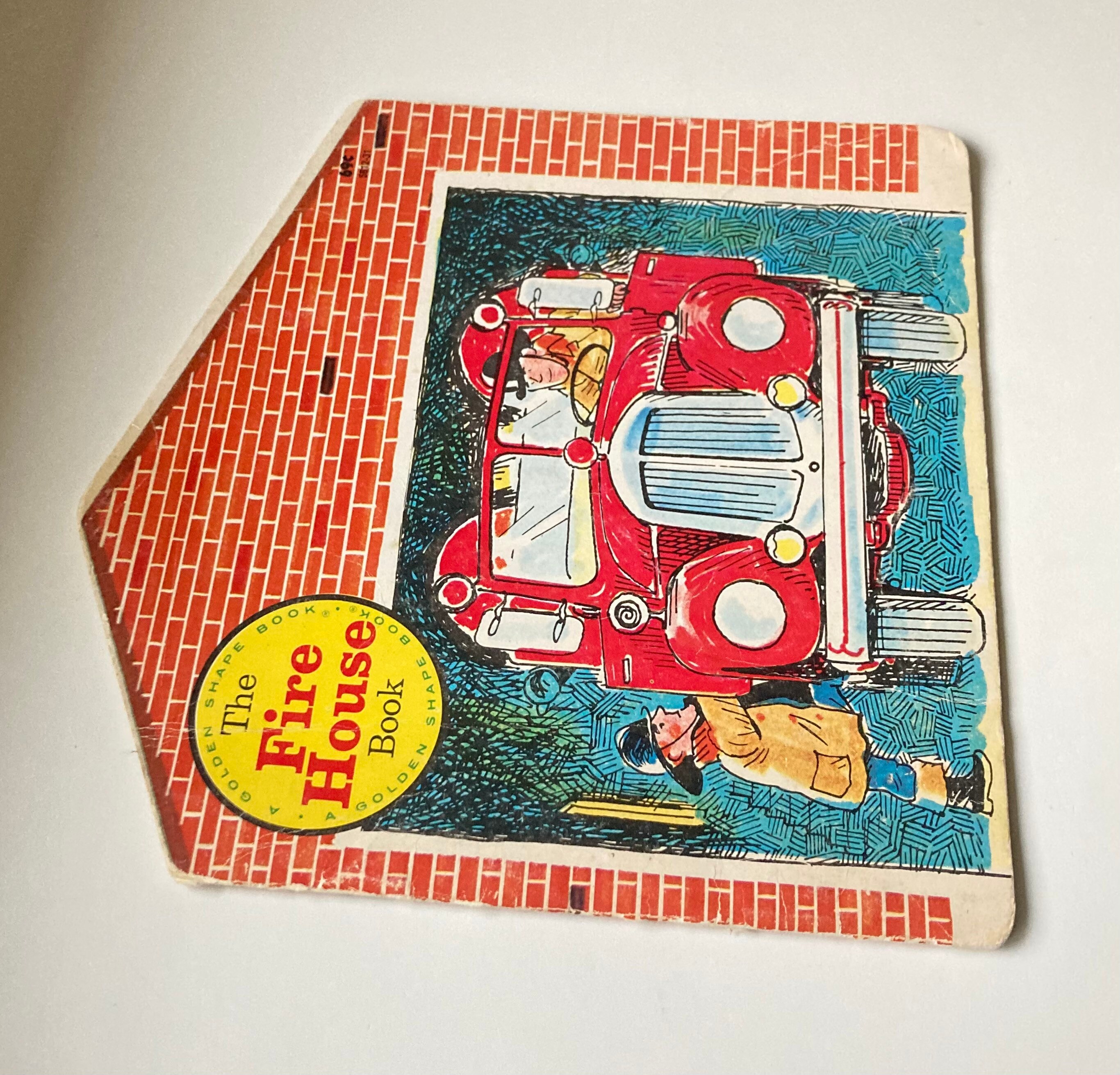 1981 Vintage A Golden Shape Book "the Firehouse Book" by Colin Bailey ...