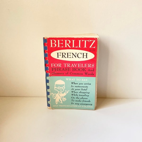 Vintage Berlitz Book - Etsy