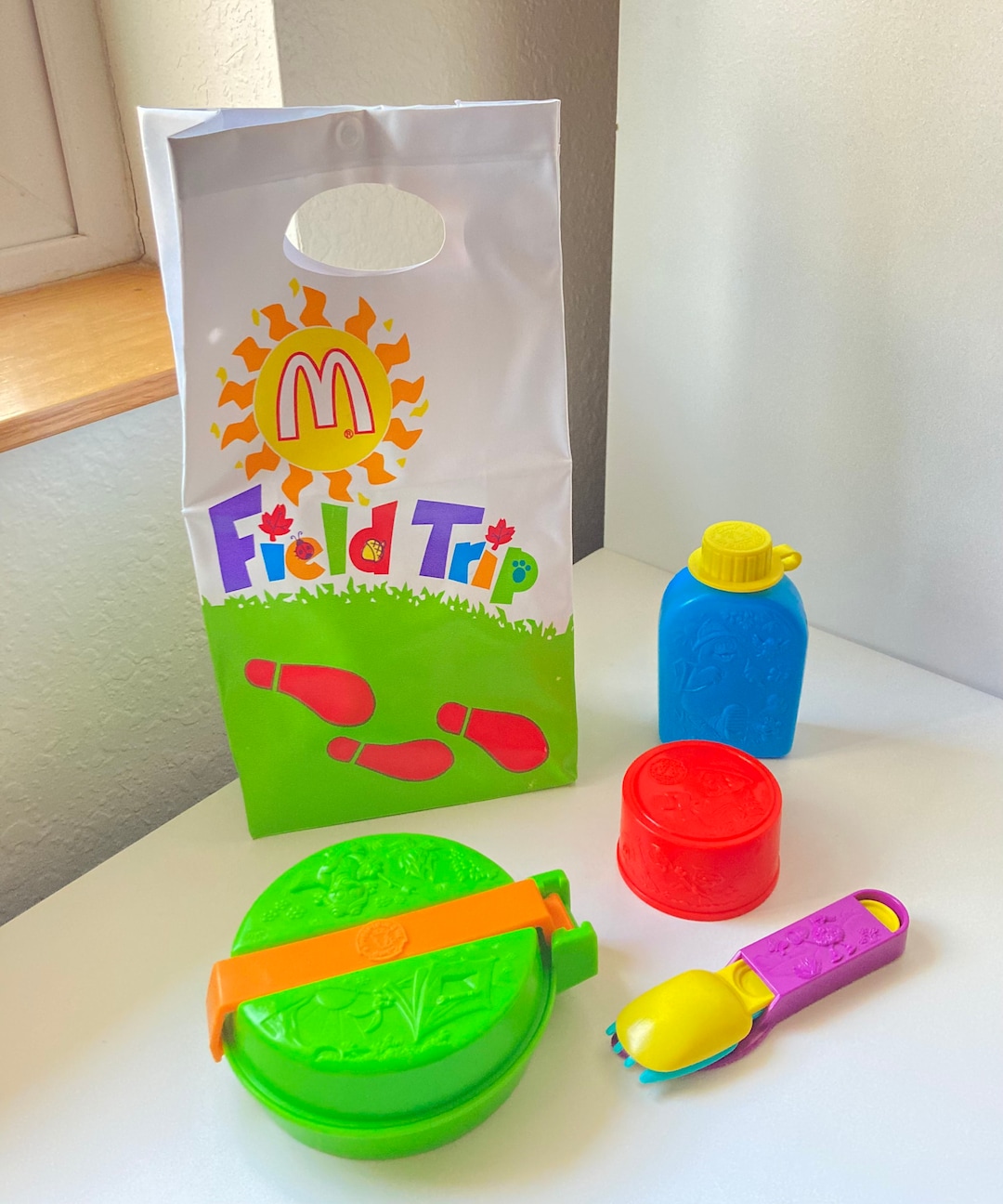 1993/1989 Vintage Mcdonald's Field Trip Lunch Bag & Camp Mcdonaldland ...