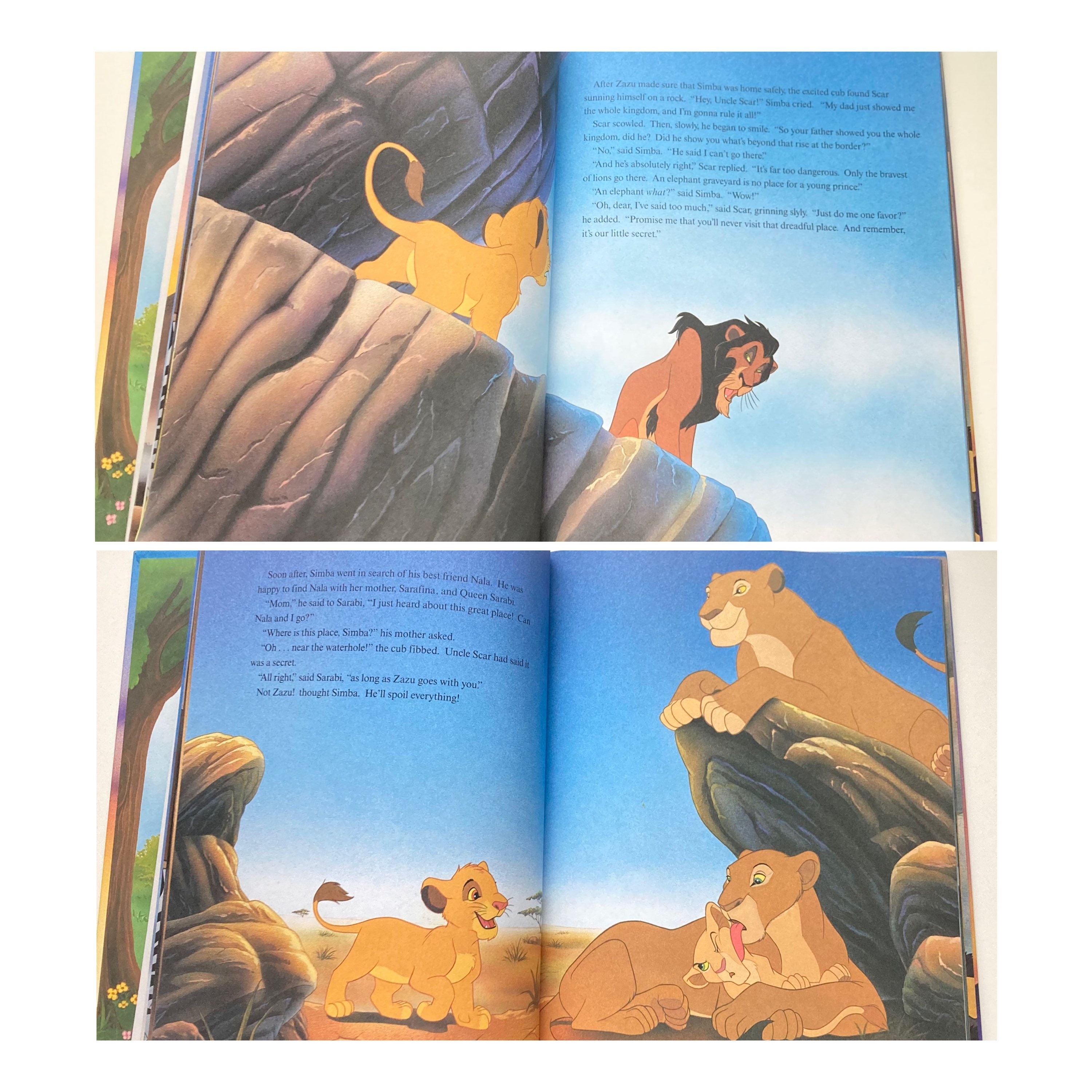 1994 Disney's "the Lion King" Classic Storybook by Mouse Works ...