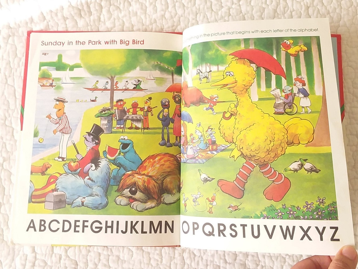 1989 on My Way With Sesame Street: my Abc's | Etsy