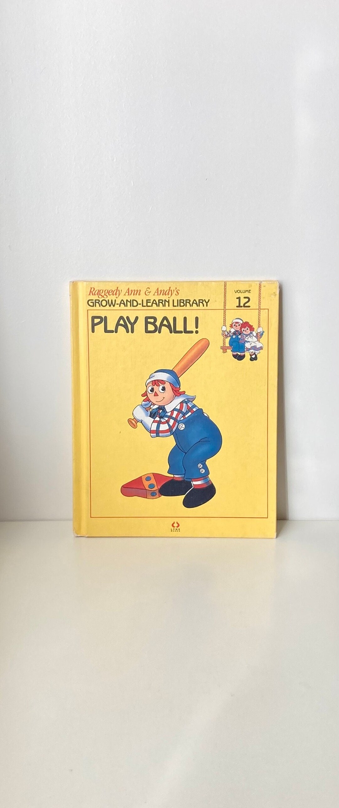 1988 Vintage Raggedy Ann & Andy's "play Ball!" Book Volume 12 ...