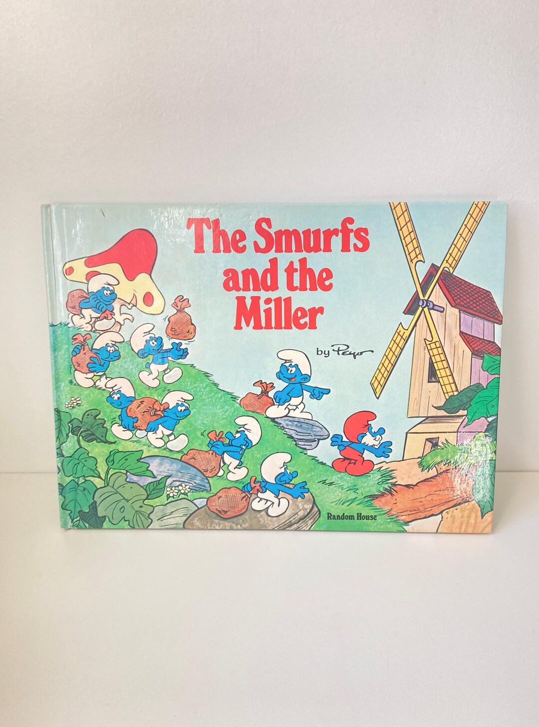 1984 "the Smurfs and the Miller" Vintage Book by Peyo ~ Hardcover ...
