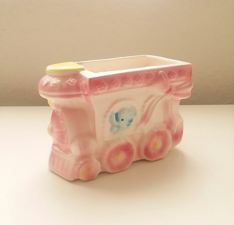 Vintage Rubens Baby Train Figurine/vase ~ Nursery Decor ~ Collectible ...