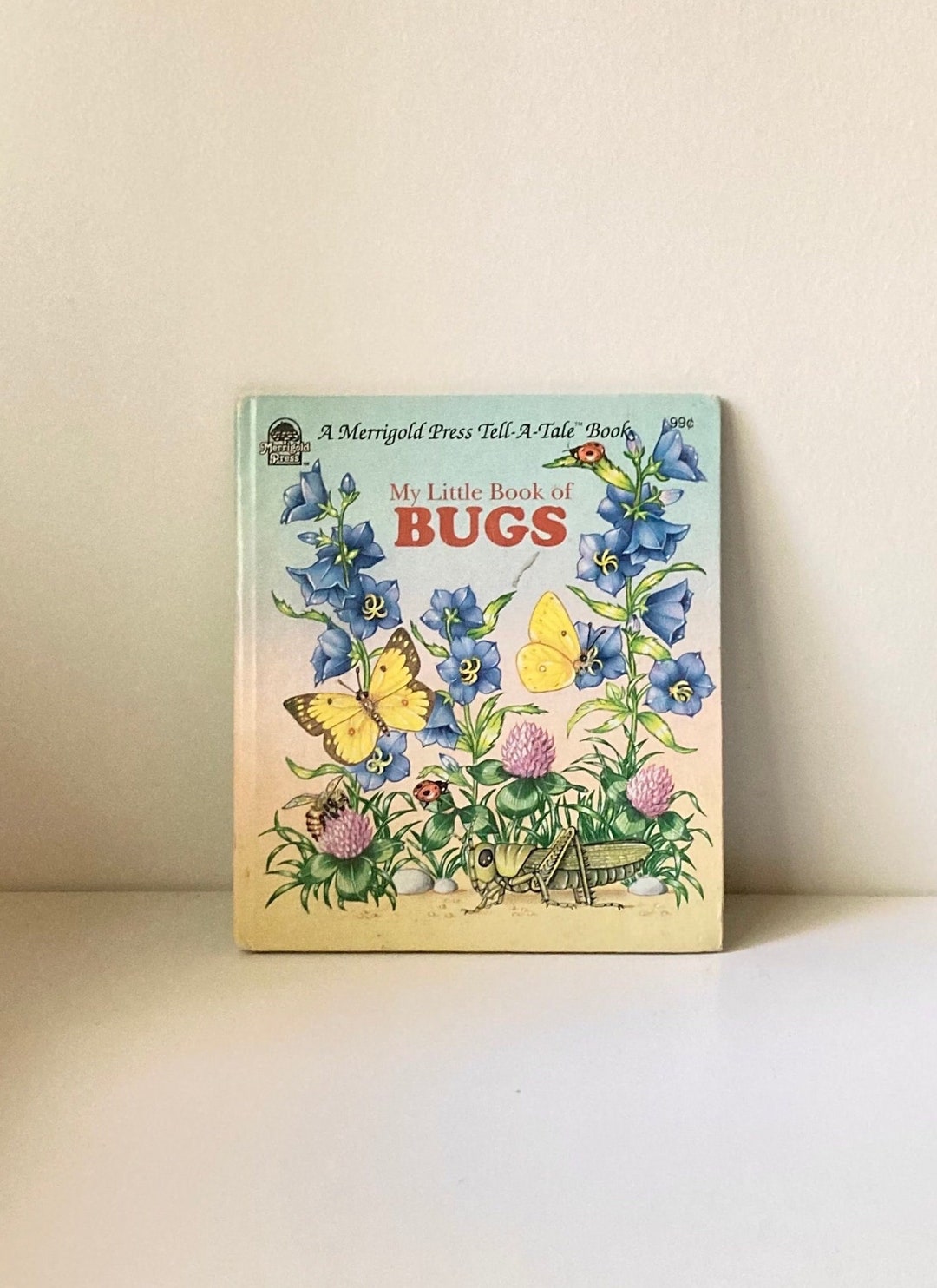 1993 Vintage Book "my Little Book of Bugs" ~ Marigold Press Tell-a-tale ...