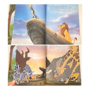 1994 Disney's "the Lion King" Classic Storybook by Mouse Works ...