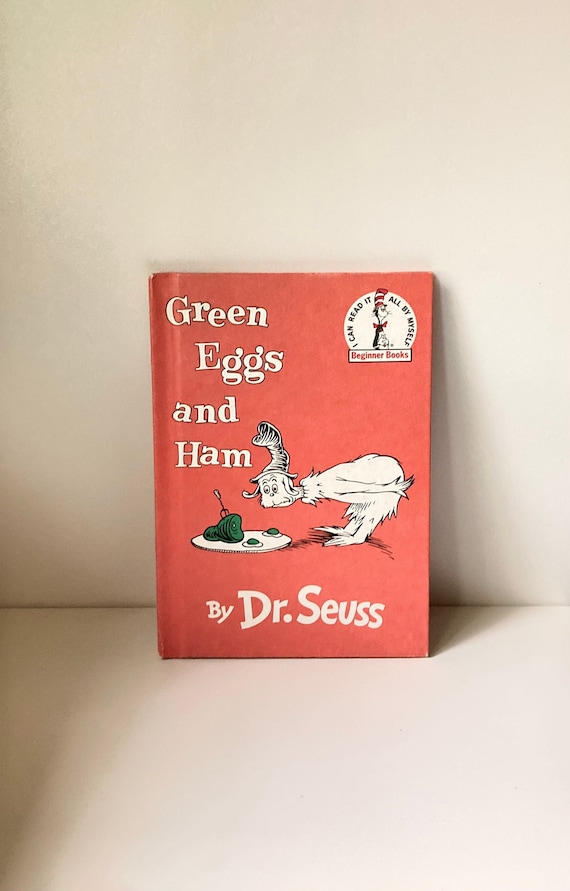 1988 Dr. Seuss Green Eggs and Ham Vintage Book Collectible - Etsy