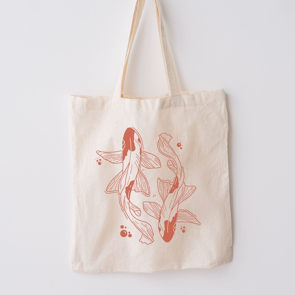 Fish Tote Bag - Etsy