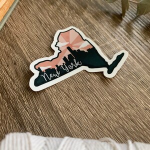 New York State Sticker the Empire State Sticker Cute Die Cut Sticker ...