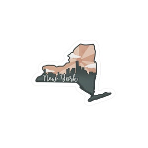 New York State Sticker the Empire State Sticker Cute Die Cut Sticker ...