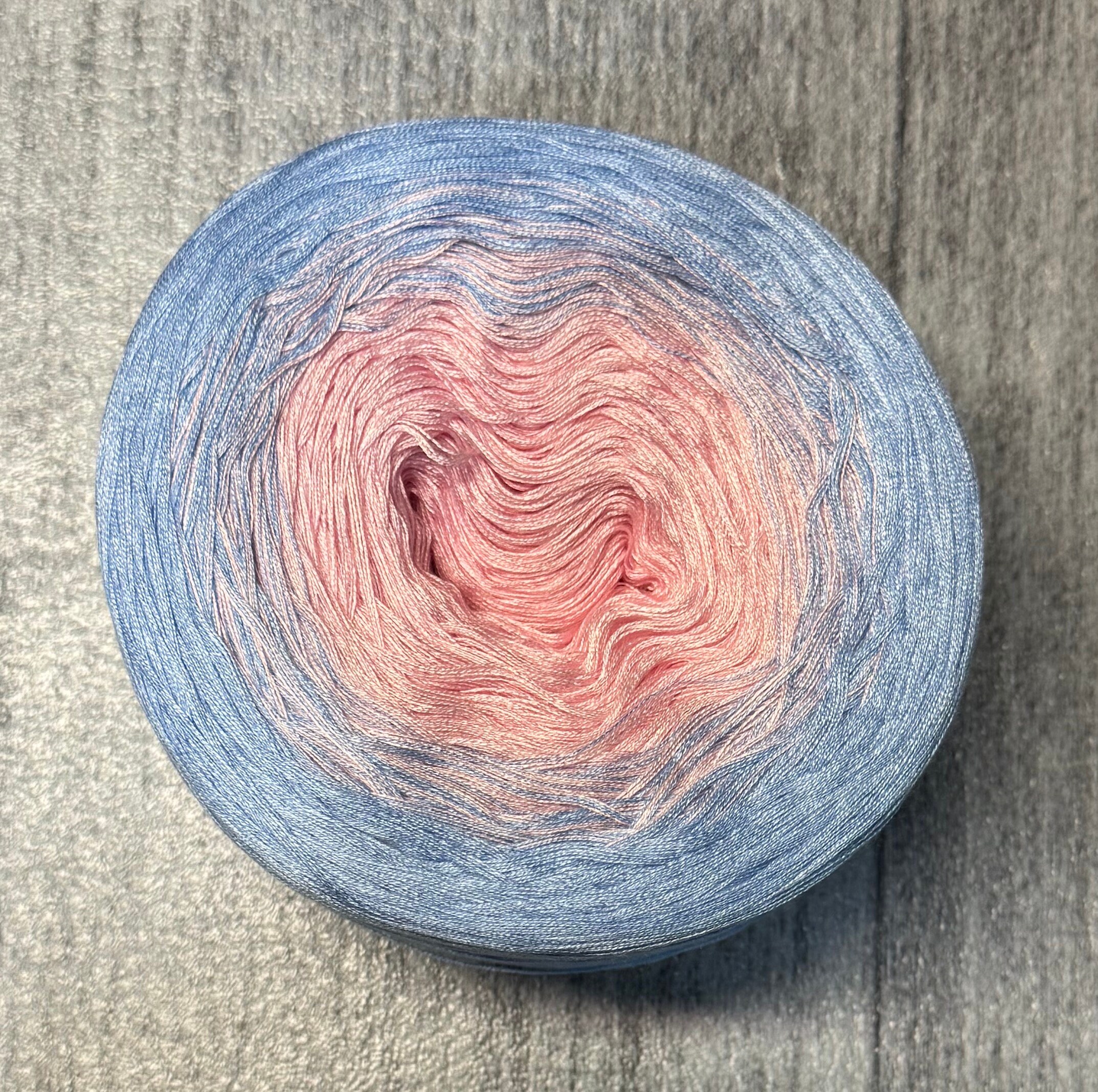 27 Gradient Yarn Cake, Slow Transition, 100% Cotton, 4-ply - Etsy