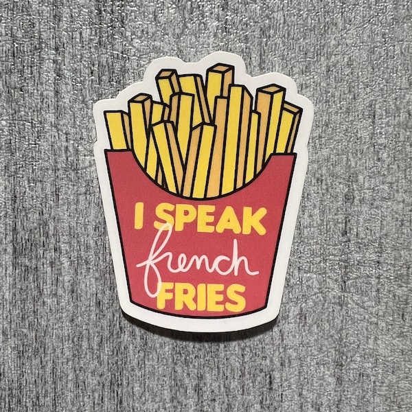 French Fry Sticker - Etsy