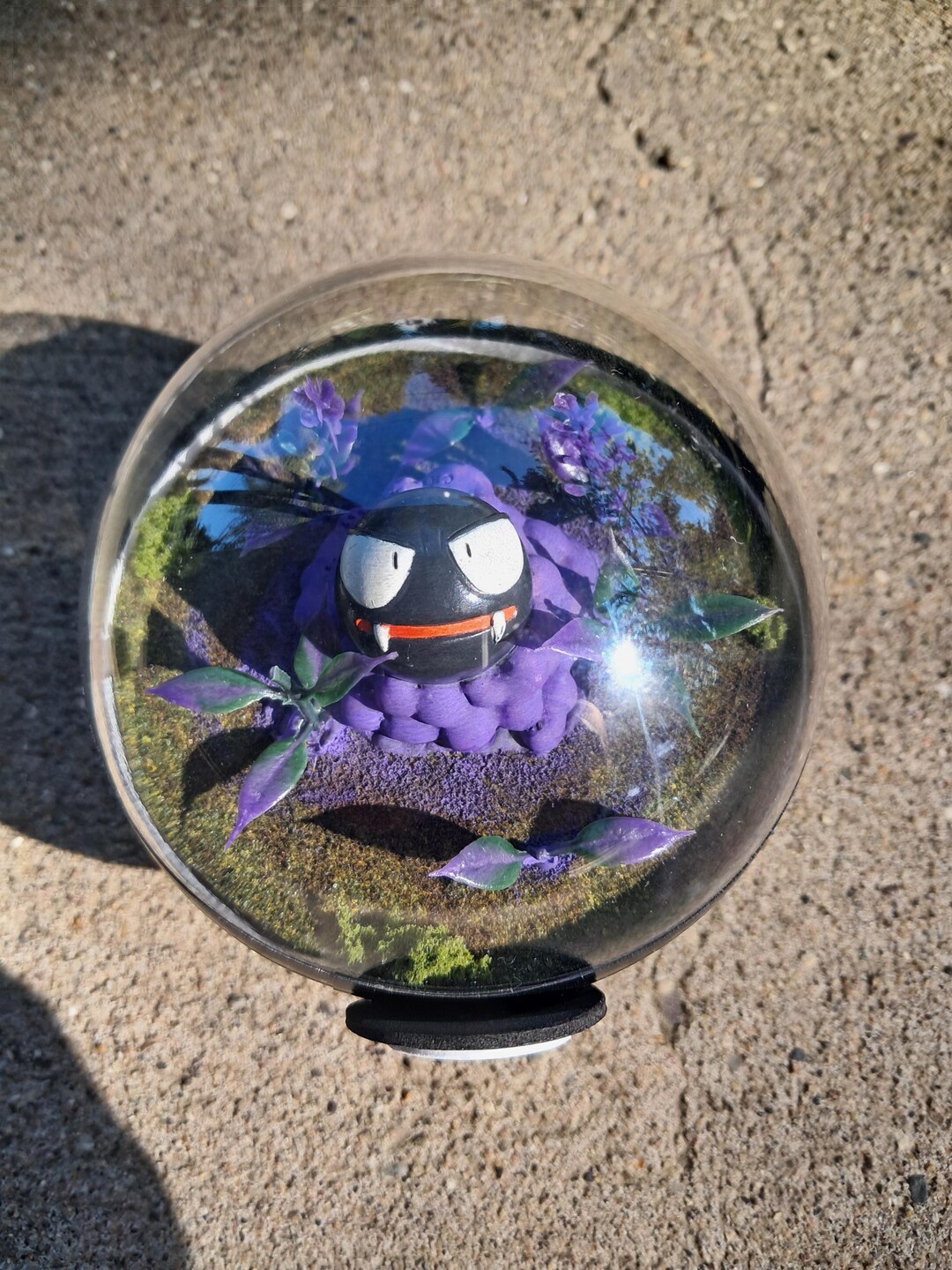 Gastly Small Pokemon Pokeball Terrarium Spooky Halloween Shelf Desk ...