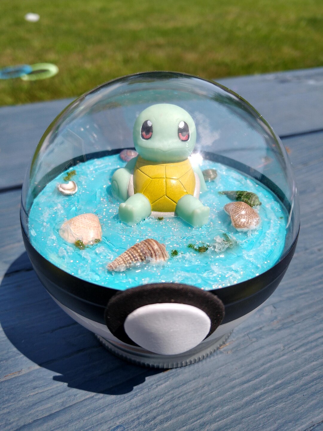 Squirtle Small Pokemon Pokeball Terrarium Paradise Ball Shelf Desk ...