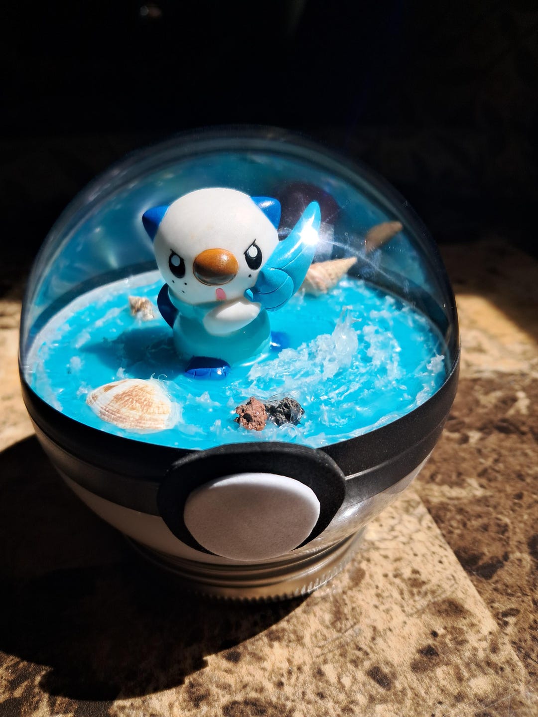 Oshawatt Small Pokemon Pokeball Terrarium Paradise Ball Shelf Desk ...