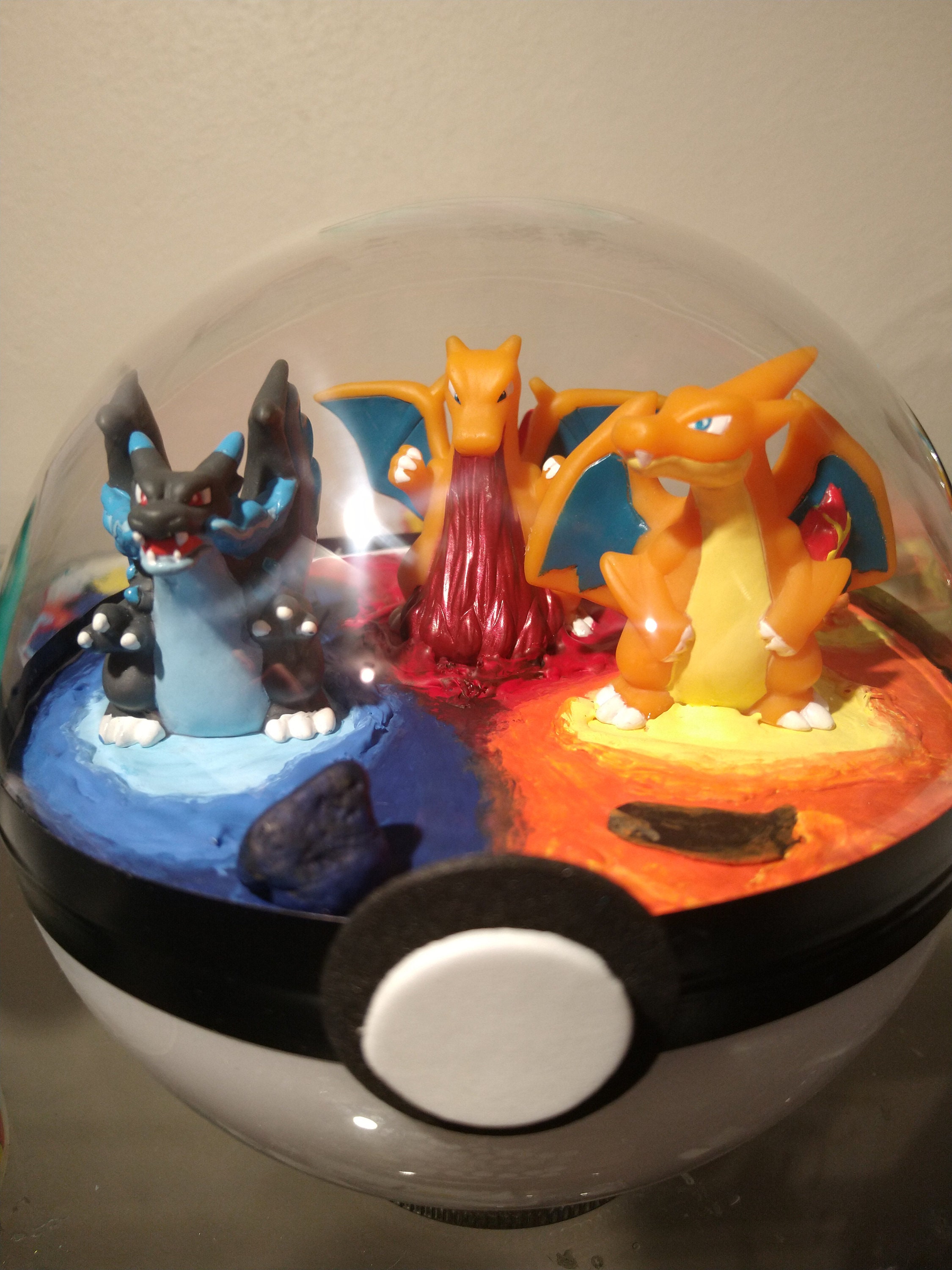 Custom Pokemon Pokeball Terrarium Shelf Desk Decoration | Etsy