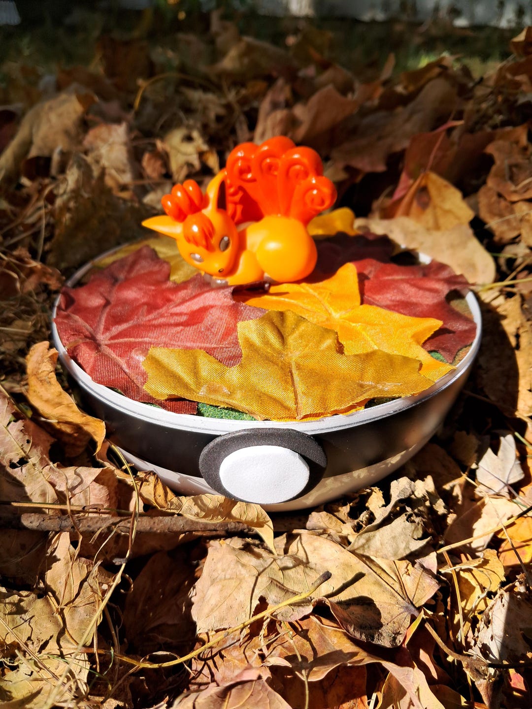 Vulpix Large Pokemon Pokeball Terrarium Shelf Desk Decoration Birthday ...