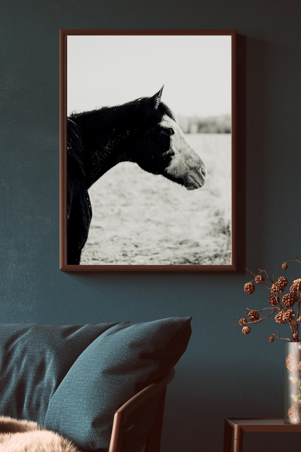 Horse Black and White Digital Download Photo | Paint Horse Picture ...