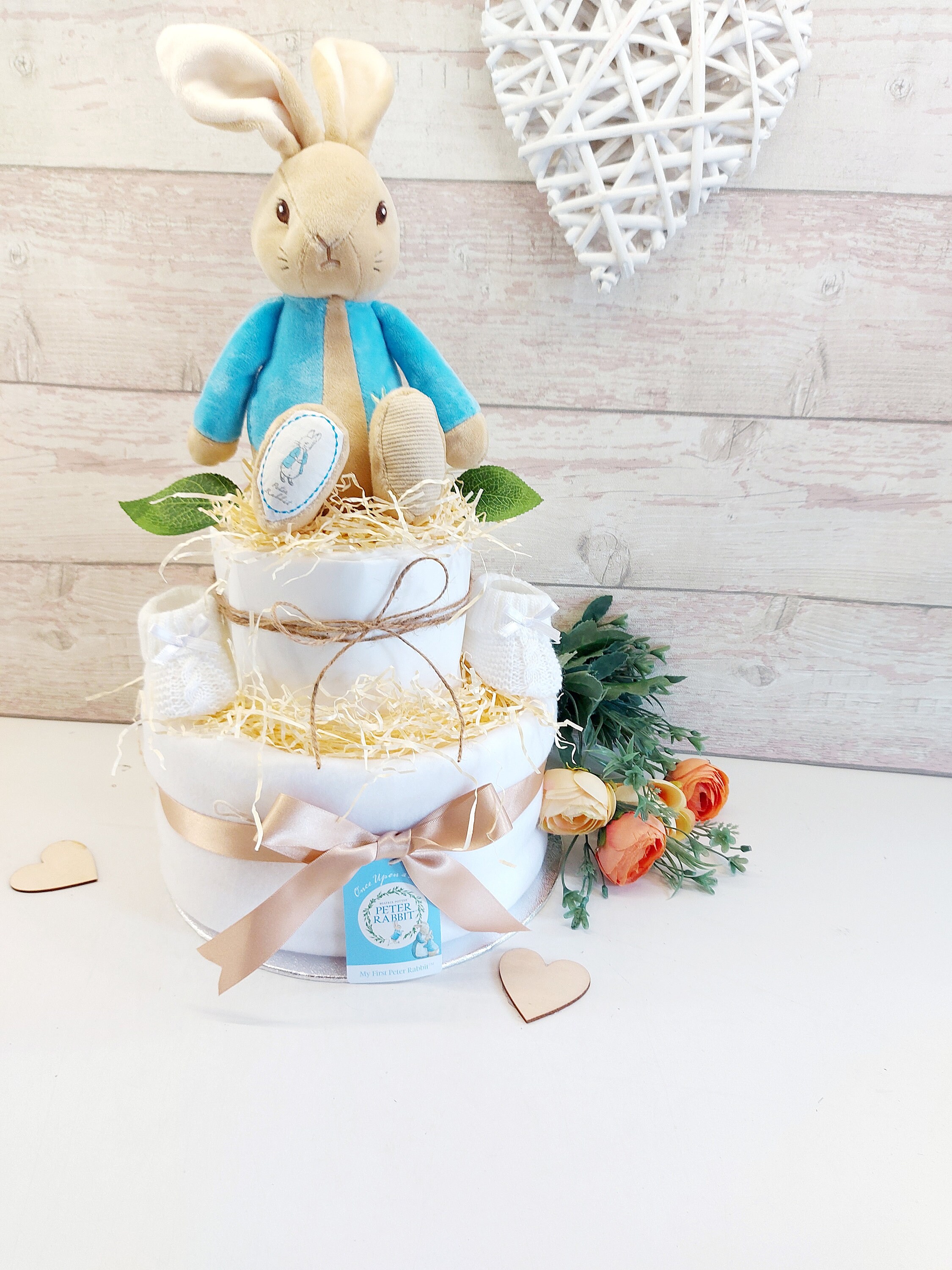 Nappy Cakes Peter Rabbit Theme Unisex Baby Hamper Baby Boy - Etsy UK