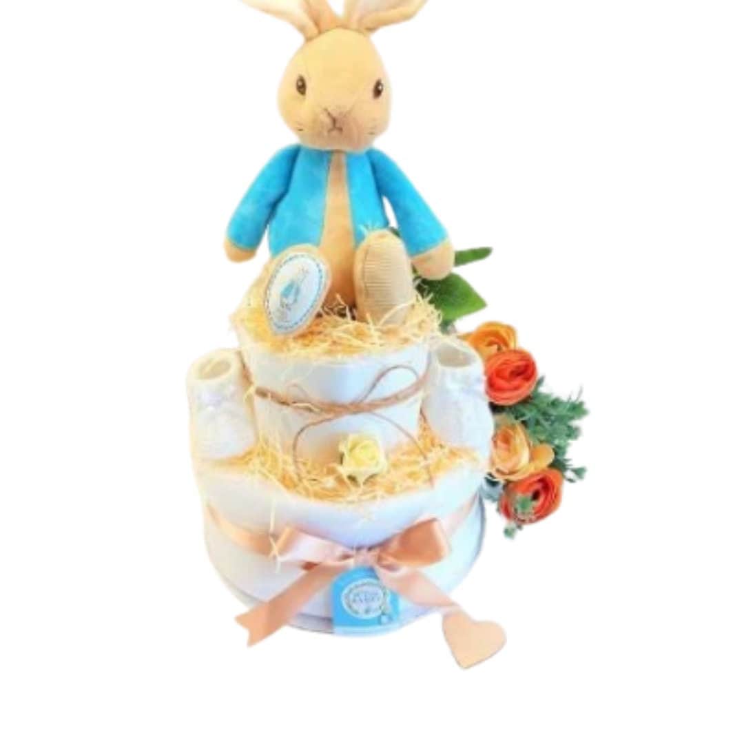 Nappy Cakes, Peter Rabbit Theme, Unisex Baby Hamper, Baby Boy Gift ...