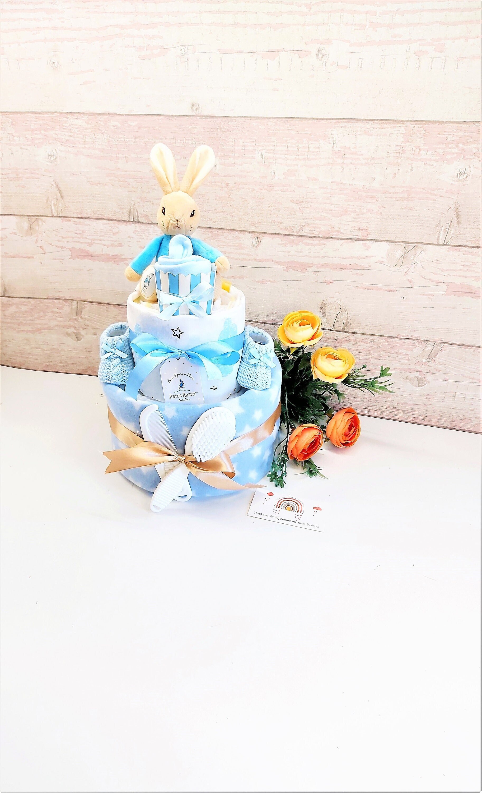 Nappy Cake, Peter Rabbit Theme ,nappy Cakes, Baby Shower Gift, Baby Boy ...