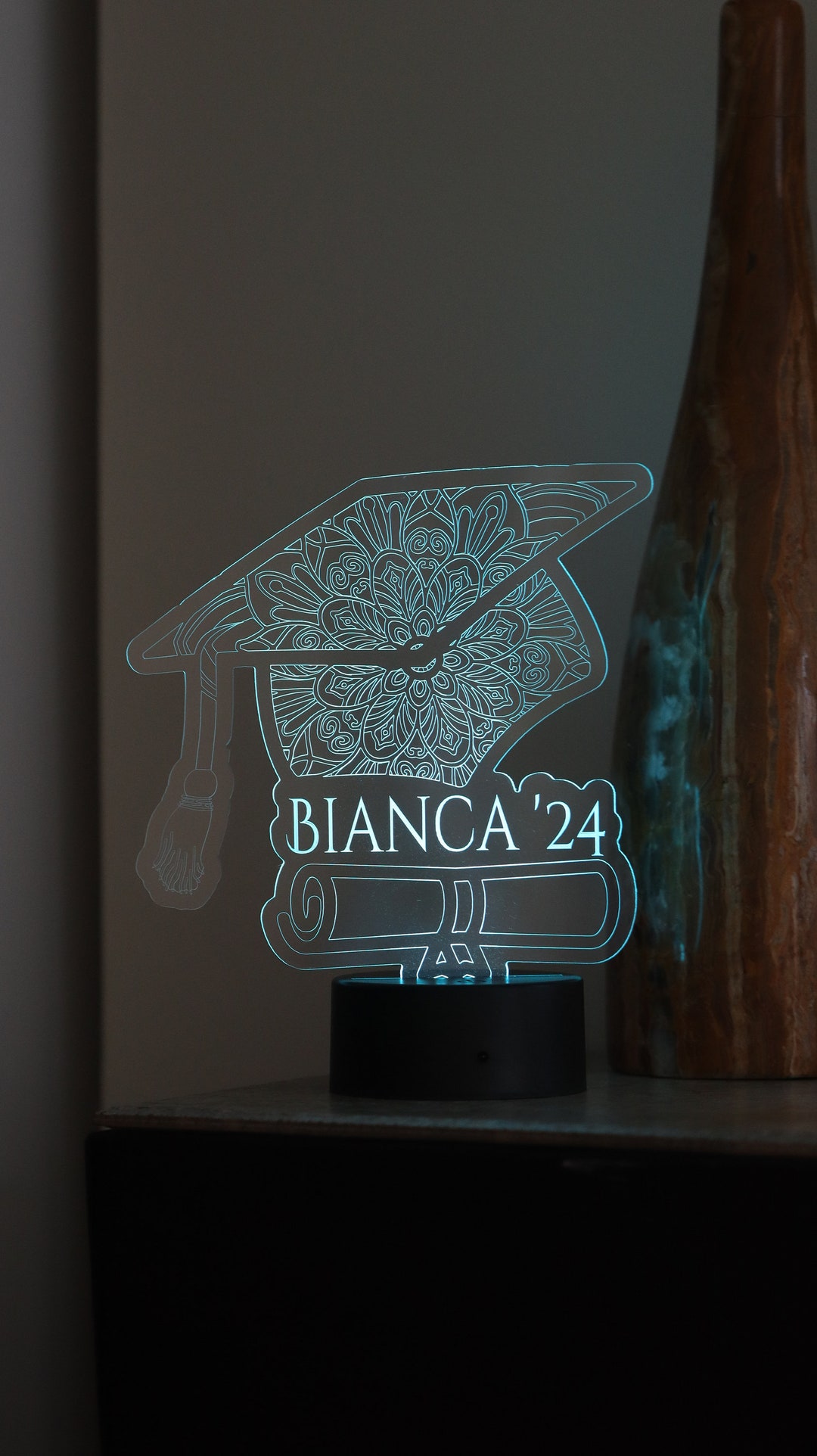 Personalized Night Light, Custom Led Sign, Personalized Acrylic Light ...