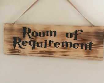 Room of Requirement Sign | Etsy