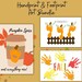 Fall Footprint Craft Bundle Fall Handprint Craft Autumn Footprint Art ...