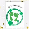 St. Patrick's Day Footprint Art Bundle St. Patrick's Day Handprint ...