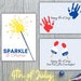 4th of July Footprint Art Bundle 4th of July Handprint Printable Bundle ...