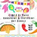 Cinco De Mayo Handprint Art Bundle Cinco De Mayo Footprint Art Bundle ...