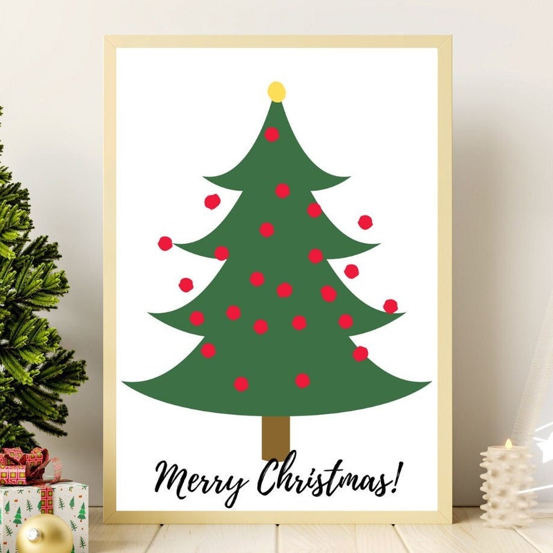 Printable Fingerprint Tree - Etsy