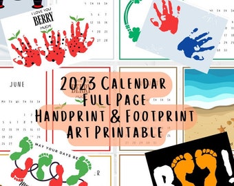 2023 Footprint Calendar - Etsy