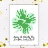 St. Patrick's Day Handprint Printable | St. Patrick's Day Footprint Art ...