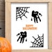 Happy Halloween Spider Handprint Art Printable Spider Kids Handprint ...