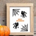 Happy Halloween Spider Handprint Art Printable | Spider Kids Handprint ...
