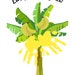 Love You a Whole Bunch Banana Handprint Art | Banana Footprint Art ...
