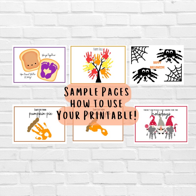 Handprint Calendar 2025 | Footprint Art Calendar | 2025 Calendar ...