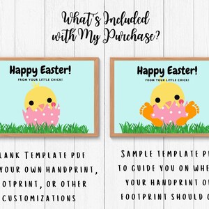 Happy Easter Footprint Art | Little Chick Footprint Craft | Easter ...