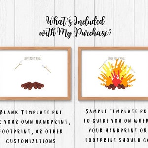 Smore Handprint Craft | S'more Footprint Craft | Love You Smore ...